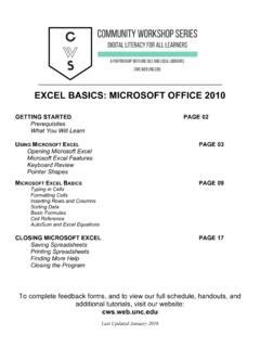 EXCEL BASICS MICROSOFT OFFICE 2010 Excel Basics Microsoft Office 2010 Pdf PDF4PRO
