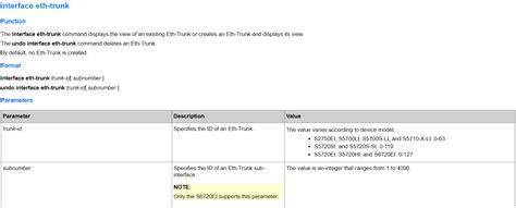 Our Switch Does Not Support The Sub Interface Configuration Huawei