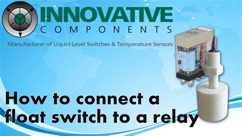 Using A Float Switch With A Relay Youtube