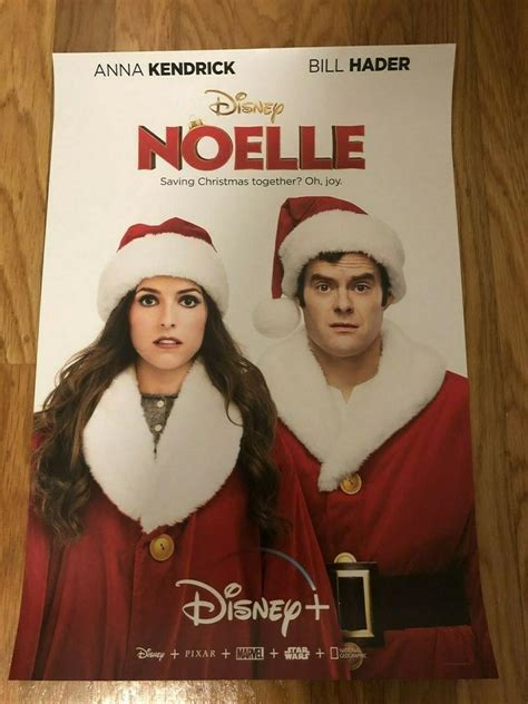 New Original Noelle Disney Movie Poster W Anna Kendrick And Bill