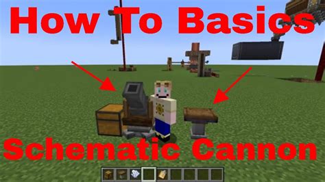Minecraft Create Mod Tutorial Schematic Cannon Youtube