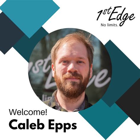1st Edge Welcomes Caleb Epps To The Team