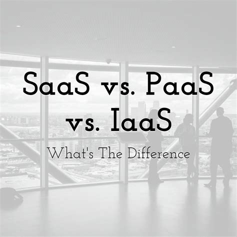 SaaS Vs PaaS Vs IaaS What S The Difference Saas Cloud Services Tool Design