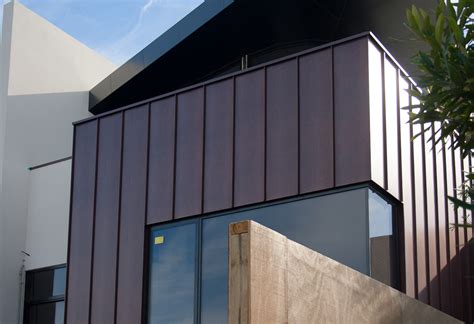 Standing Seam Antique Copper Wall Cladding — Architectural Cladding Australia Archclad™
