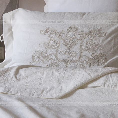 Monogrammed Bedding Etsy