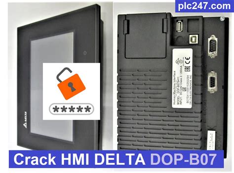 [unlock] hmi delta dop b dop a series