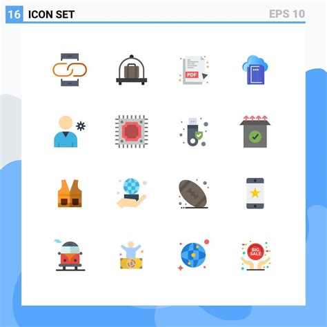 16 Universal Flat Colors Set For Web And Mobile Applications Cpu Profile Pdf Document Controls