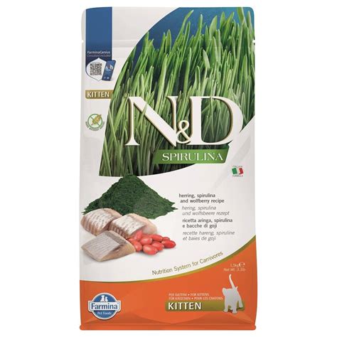 Nandd Cat Spirulina Gf Kitten Herring Ťapka
