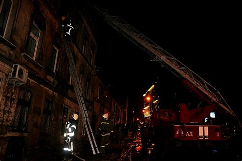 В центре Одессы тушили масштабный пожар