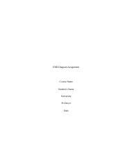 ERD Diagram Assignment Docx ERD Diagram Assignment Course Name Student S Name University