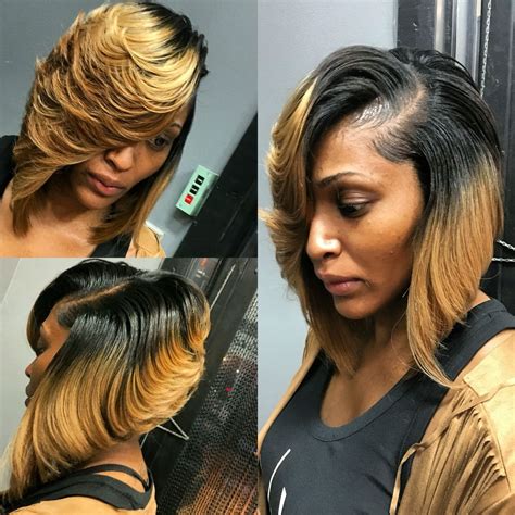 Layered Quick Weave Bob