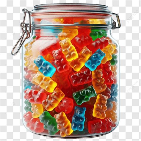 유리병에 담긴 맛있는 젤리곰 거미 곰 유리 병 사탕 Png 일러스트 및 이미지 에 대한 무료 다운로드 Pngtree