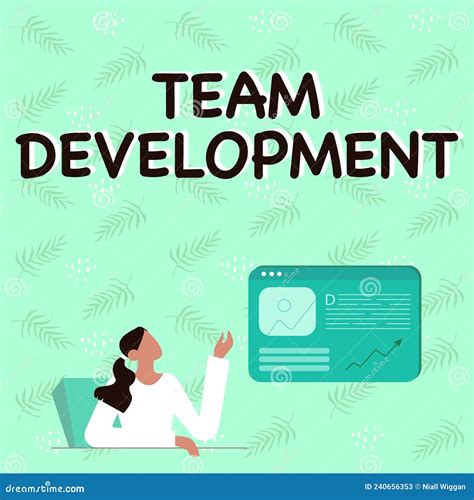 conceptual display team development conceptual photo learn why and how