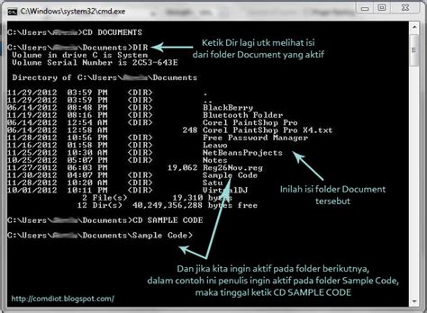 Cara Melihat File Menggunakan Command Prompt ~ Computer Idiot
