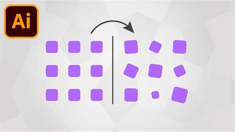 How To Randomly Rotate Scale Or Move Multiple Objects In Adobe