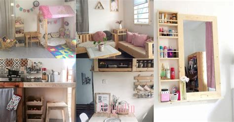 Deko Rumah Berasaskan Kayu Palet Kebanyakan Perabot Suami Tukang Sendiri