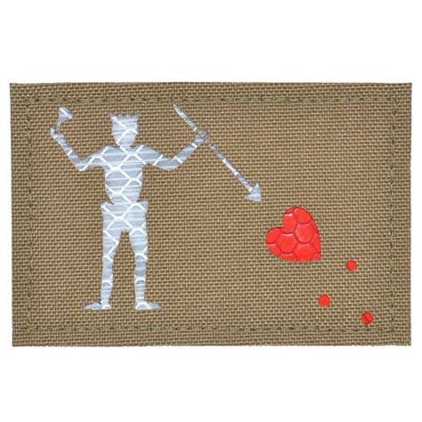 Laser Cut Reflective Edward Teach Blackbeard Pirate Flag 2x3 Cordura