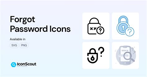 Forgot Password Icons Free Download In Svg Png