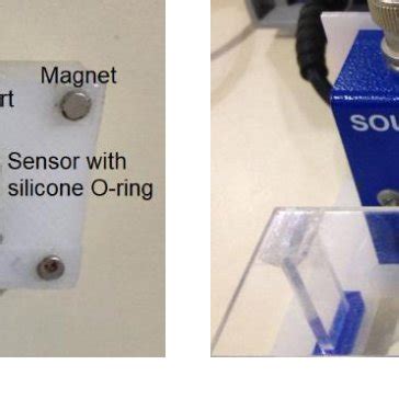 A Sensor In The Measurement Cell B Measurement Cell On Impedance Download Scientific