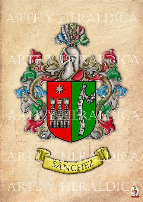 Heraldica De Apellidos Sanchez