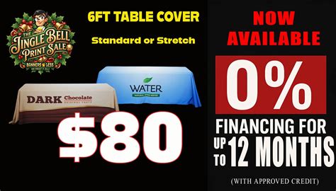6ft Table Cover Banners4less