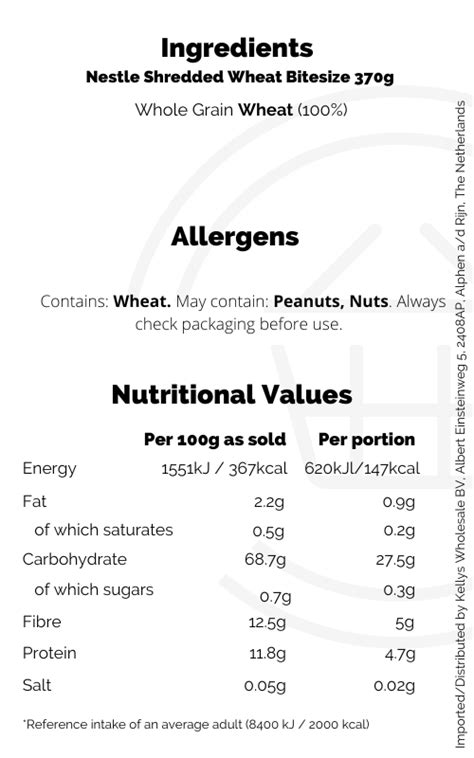 Nestle Shredded Wheat Bitesize 370g British Breakfast Cereal Kellys