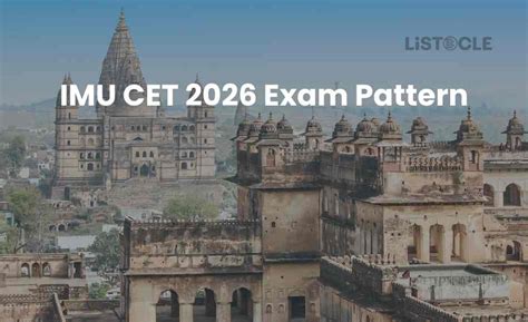 Imu Cet 2026 Exam Pattern Know What To Expect