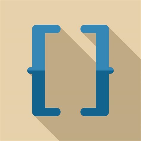 Blue Curly Brackets Symbol Representing Coding And Programming 52620103