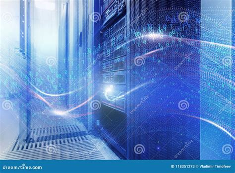 The Concept Of Information Technology Big Data Security And Hacking The Waves Of Binary Code