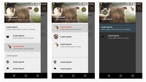 best android navigation drawer libraries onaircode