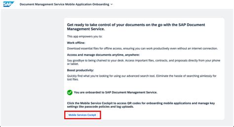 Getting Started With Sap Document Management Mobile Application Sap