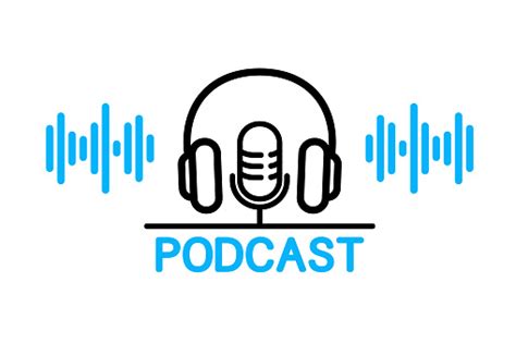 Podcast 브로드캐스트 텍스트 팟캐스트가 있는 스튜디오 마이크 웹캐스트 오디오 레코드 라디오 레코드 또는 스튜디오용 헤드폰