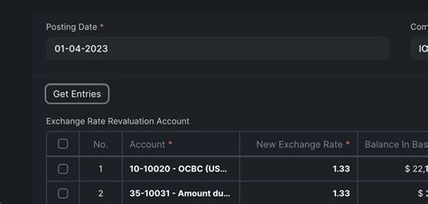 How To Make Exchange Rate Revaluation ERR Fetching The Rate From Currency Exchange Master