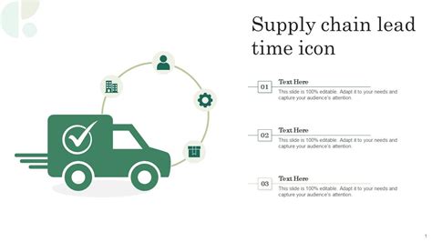 Supply Chain Lead Time Icon Ppt Example
