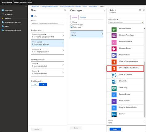 How To Lockdown Onedrive Using Conditional Access Policy Cloud