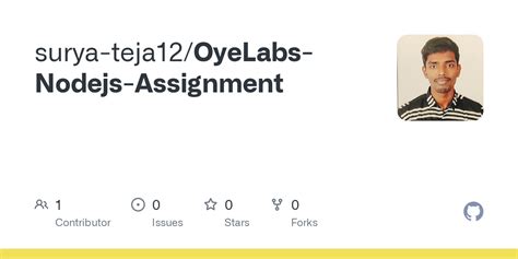 Oyelabs Nodejs Assignmentassignment For Nodejs Pdf At Main · Surya