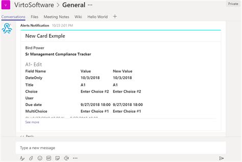 Virto Sharepoint Alerts App Update 112018