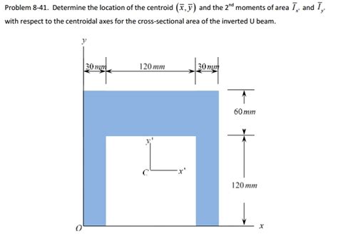 Solved Determine The Location Of The Centroid Xbar Ybar