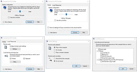 Turn On Or Off Hyper V Enhanced Session Mode In Windows Tutorials