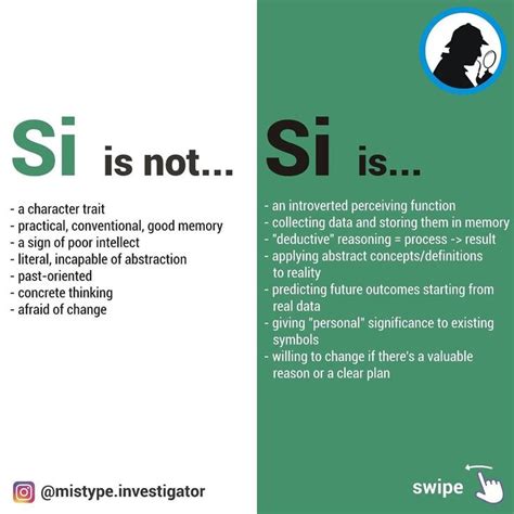 Si Function Mbti Personality Infp Personality Type Personality