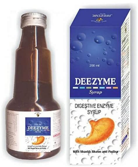 Dee Zyme Digestive Enzyme Syrup 200 Ml At ₹ 22bottle In Biswan Id