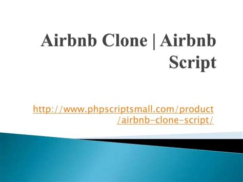 Ppt Airbnb Clone Airbnb Script Powerpoint Presentation Free