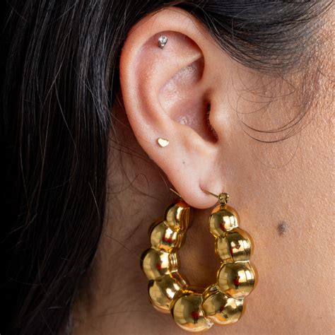Shop Hoops Gold Silver Trendy Ultra Affordable Jewelry And