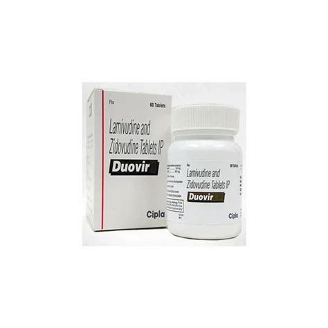 Lamivudine And Zidovudine Duovir Tablet Ip 60 Tablets Treatment Anti