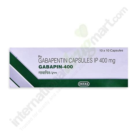 Buy Gabapentin 400mg Capsules At Low Price Idm