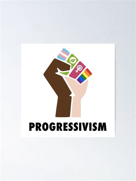 Symbol Of Progressivism Poster By Likian38 Redbubble