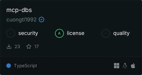 Github Cuongtl Mcp Dbs The Mcp Server Support Your Llms Integrate With Sql Database