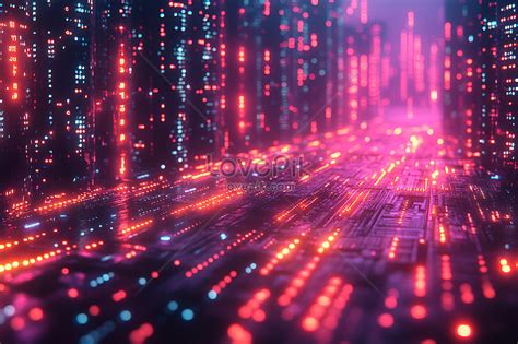 Cyberpunk Electronic Matrix Creative Imagepicture Free Download