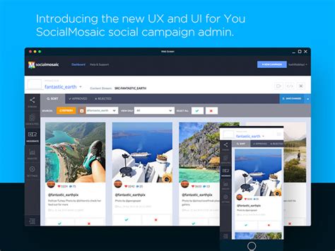 Socialmosaic Admin Ui Ux By Shakil Ali On Dribbble