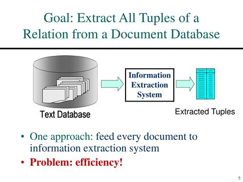 Ppt Querying Text Databases For Efficient Information Extraction